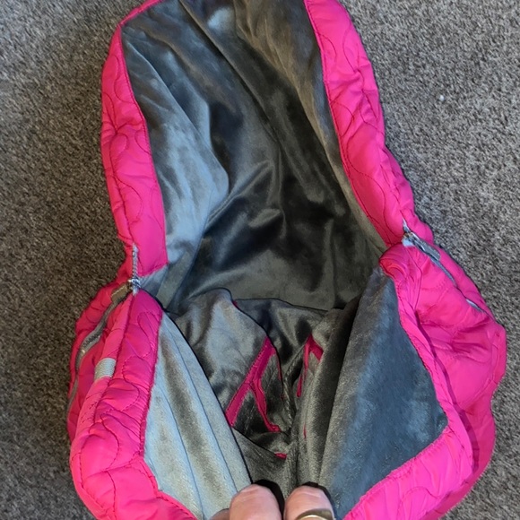 JJ Cole | Other | Jj Cole Pink Quilted Fleece Lined Car Seat Insert For ...